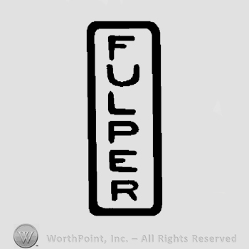 Mark with The text Fulper written horizontally in | #151533