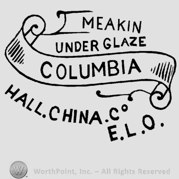 Mark with A ribbon with the text Columbia written | #151570