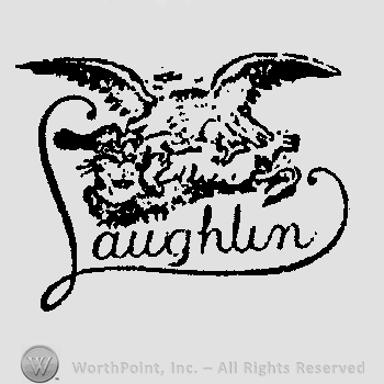 Mark with A flying eagle over the name Laughlin | #151597