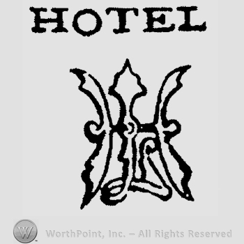 Mark with The word Hotel written in uppercase | #151598