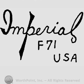 Mark with The word Imperial handwritten over | #151613