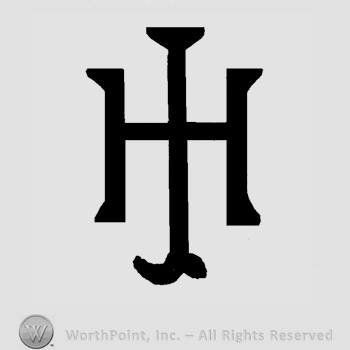 Mark with Uppercase entwined letter JH. | #151661