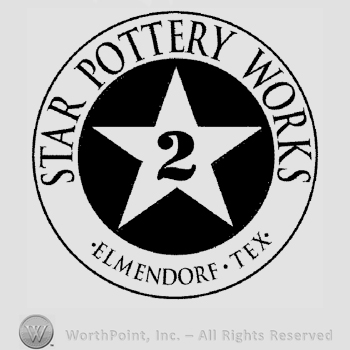 Mark with Number 2 written on a star inside a | #151812