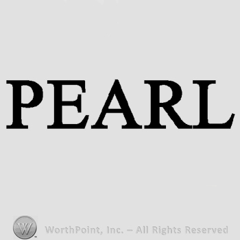 Mark with The word Pearl written in uppercase | #151839