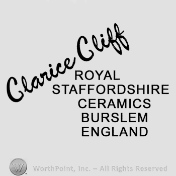 Mark with The text "Clarice Cliff Royal | #151918