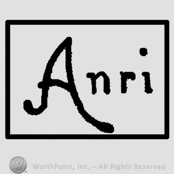 Mark with The word "Anri" written inside a | #152007