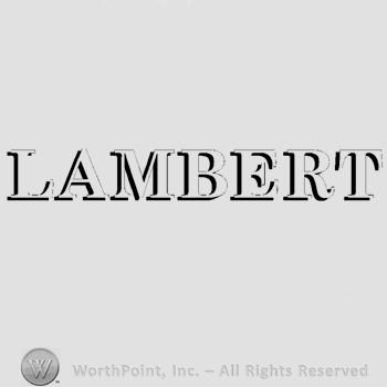 Mark with The name Lambert written in uppercase | #152043