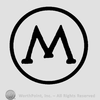 Mark with The letter "M" and a circle. | #152075