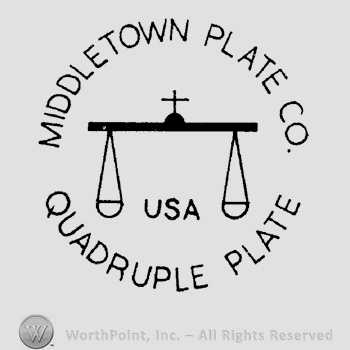 Mark with The words "MIDDLETOWN PLATE CO USA | #152126