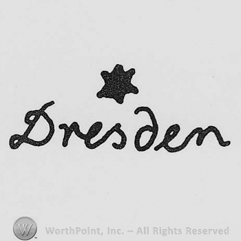 Mark with The word "Dresden" and a star. | #155985