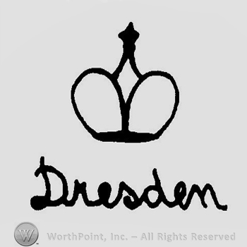 Mark with A crown and the word "Dresden". | #155996