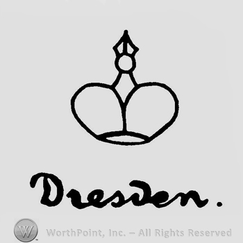 Mark with A crown and the word "Dresden". | #155998