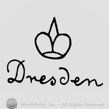 Mark with A crown and the word "Dresden". | #156000