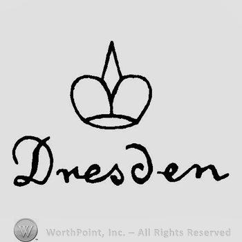 Mark with A crown and the word "Dresden". | #156001