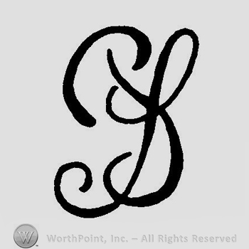 Mark with Letters SP, handwritten, entwined. | #156036