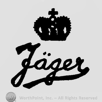 Mark with A crown above the word Jager | #156081