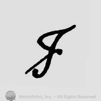 Mark with Handwritten letter F. | #156241