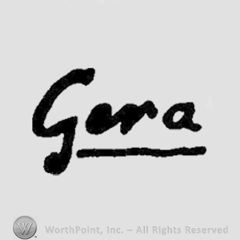 Mark with The word Gera handwritten | #156270