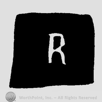 Mark with Letter R inside a square. | #156307