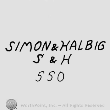 Mark with The text Simon & Halbig S & H 550 | #156335