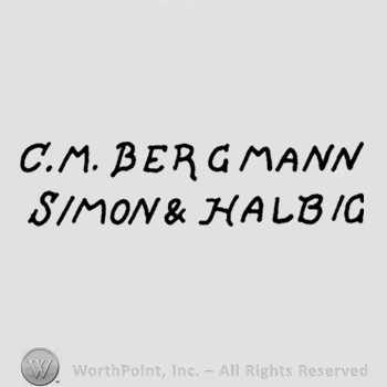 Mark with The text C M Bergmann Simon & Halbig | #156340