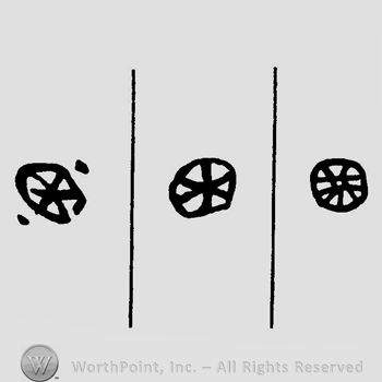 Mark with A circle split into sections, | #156489