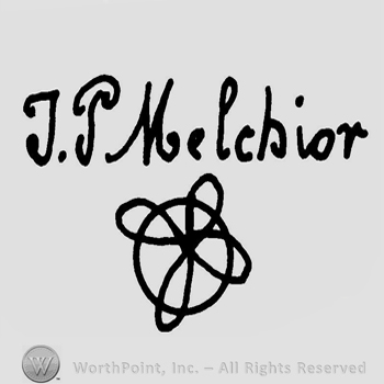 Mark with The text "J P Melchior" and a stylized | #156527