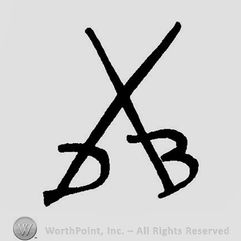 Mark with Stylized swords each with letters D and | #156577