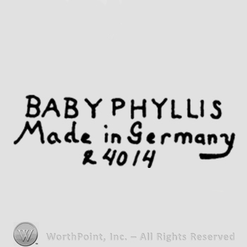 Mark with The text Baby Phyllis Made in Germany | #156860