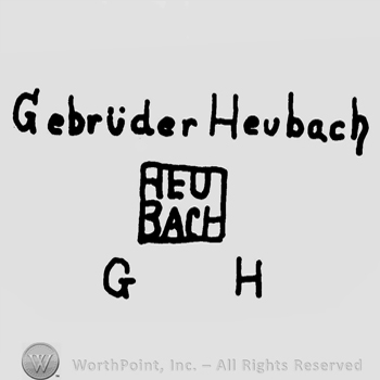 Mark with The text "Gebruder Heubach" a square, | #156957