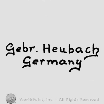 Mark with The text "Gebr. Heubach Germany". | #156960