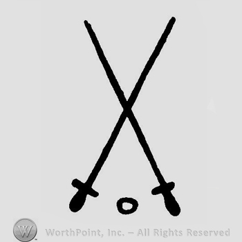 Mark with Two crossed swords above a dot | #157218