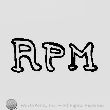 Mark with Letters RPM in uppercase. | #157437