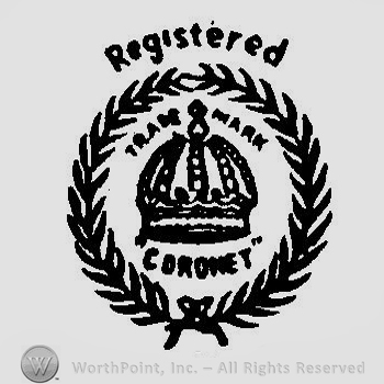 Mark with a crown inside branches with leaves and | #157511