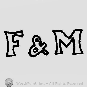Mark with The letters "F & M". | #157668