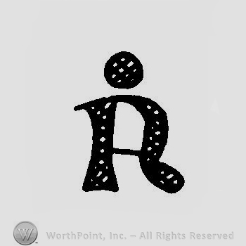 Mark with Capital R with dot above. | #158068