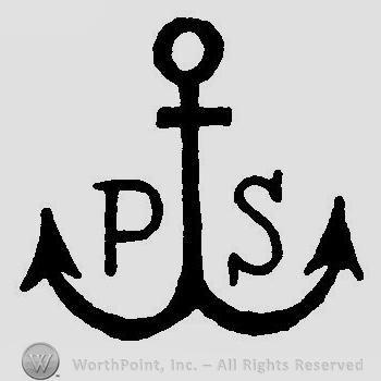 Mark with An anchor and the letters "P", "S". | #158110