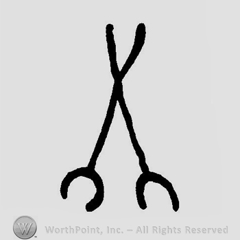 Mark with Two crossed sticks. | #158482