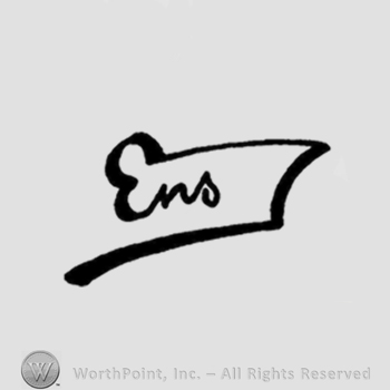 Mark with the word Ens handwritten like a | #158499