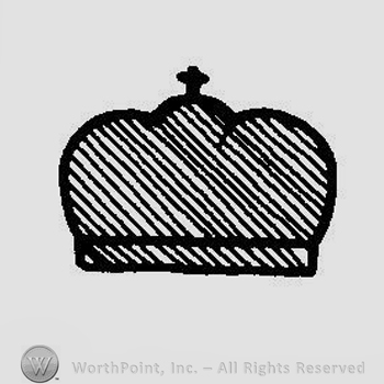 Mark with A crown shape with a cross above | #158708