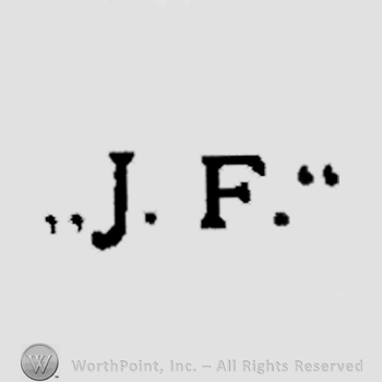 Mark with Letters j and F between quotation | #159768