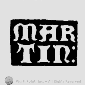 Mark with MAR TIN written. | #160348