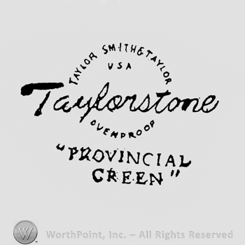 Taylor, Smith & Taylor Pottery - Guide to Value, Marks, History ...