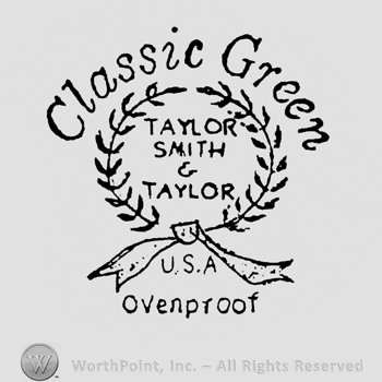 Taylor, Smith & Taylor Pottery - Guide to Value, Marks, History ...