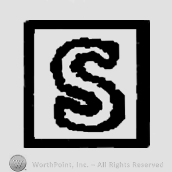 Mark with Letter S inside a square. | #160564