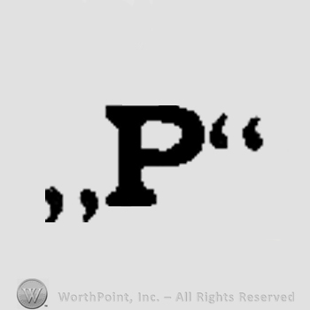 Mark with The letter "P". | #160587