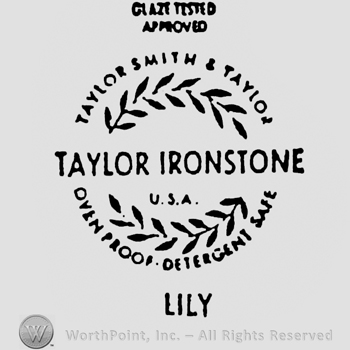 Taylor, Smith & Taylor Pottery - Guide to Value, Marks, History ...
