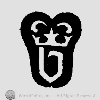 Mark with A crown overlapping a lowercase B | #161694