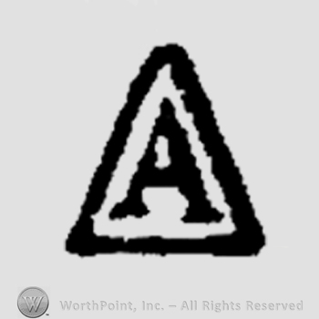 Mark with An uppercase A inside a triangle | #161745