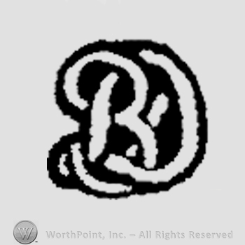 Mark with The initials B D overlapping in a | #162033